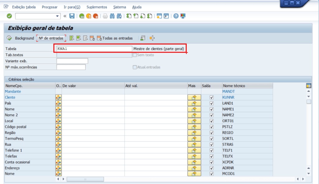 Automação SAP, Extração de Relatório no SAP